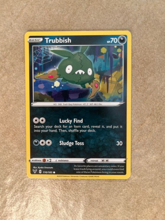 Carte Pokemon Trubbish - Vivid Voltage - EN (Gebraucht) in Vernayaz für CHF 1 – mit Lieferung ...