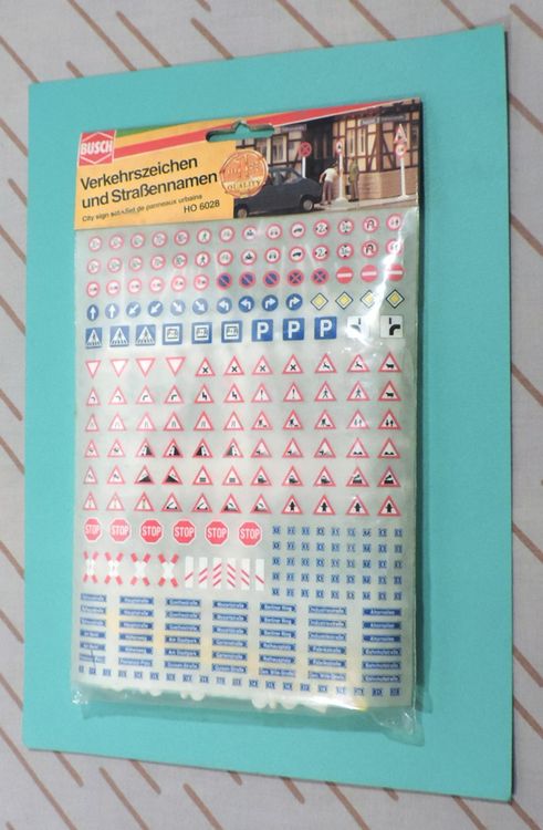 F204 - Verkehrszeichen, Frühlingswiese, Dekorplatte H0 - neu | Kaufen ...