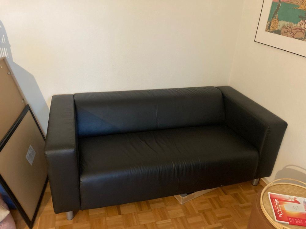 IKEA Klippan Kunstleder schwarz | Kaufen auf Ricardo