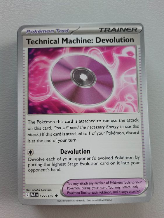 Technical Machine Devolution - Paradox Rift Pokemon Englisch (Gebraucht ...