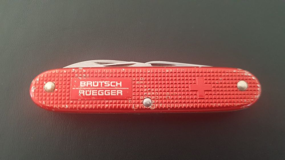 Victorinox Alox old cross Taschenmesser und 1 kleines Messer (Gebraucht ...