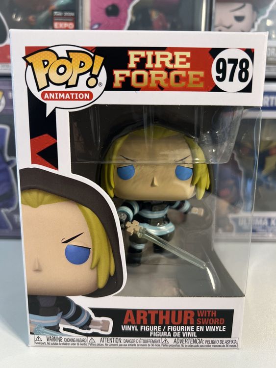 Funko POP! Animation Fire Force Arthur with Sword (Neu und ...