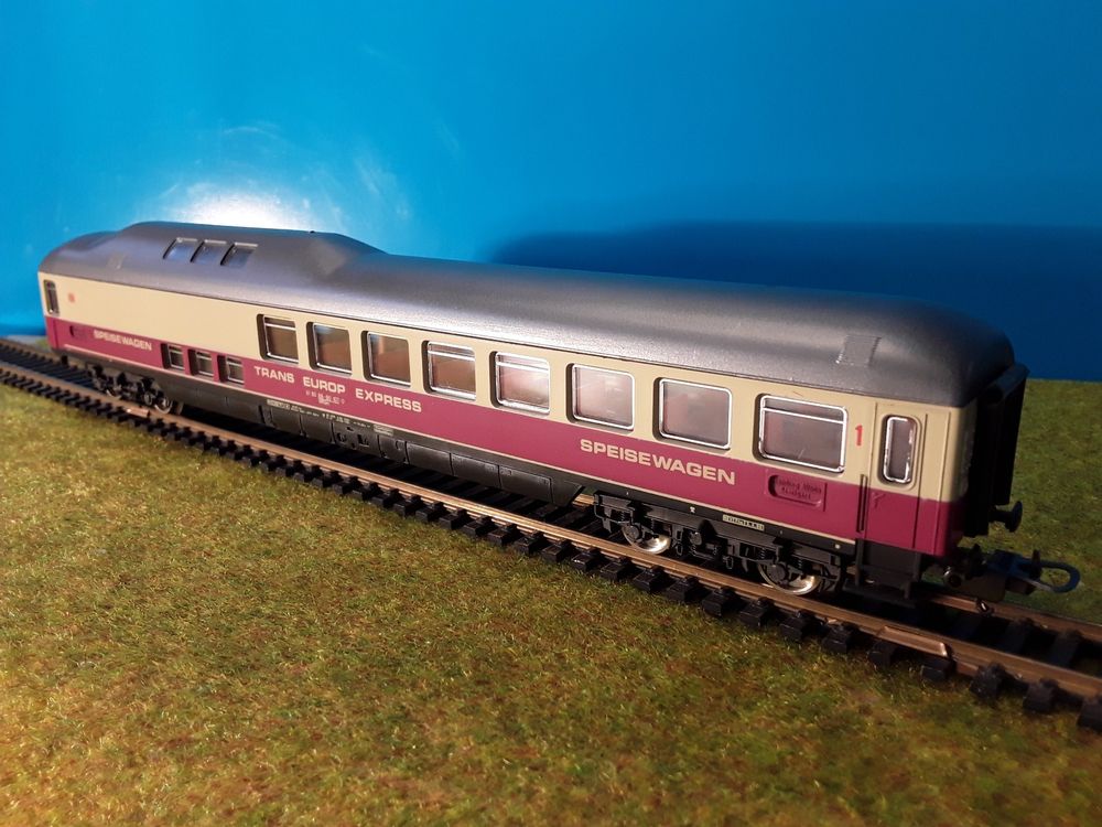 Modelleisenbahn Speisewagen _ Trans Europ Express _ Spur H0 (Gebraucht ...