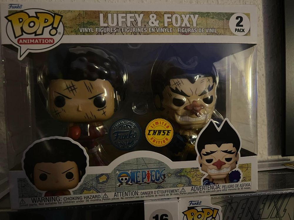 Funko pop one piece chase Luffy foxy duo pack (Neu und originalverpackt ...