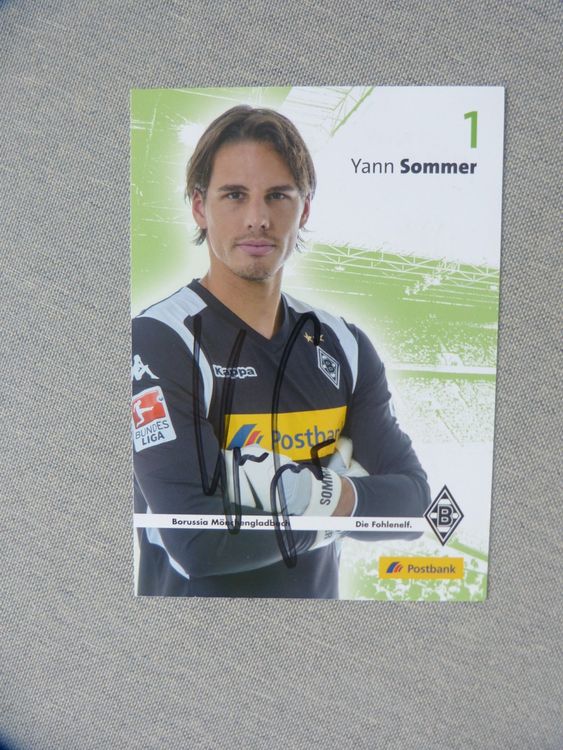 Autogrammkarte Yann Sommer (Gebraucht) in Schmerikon für CHF 12 – mit ...