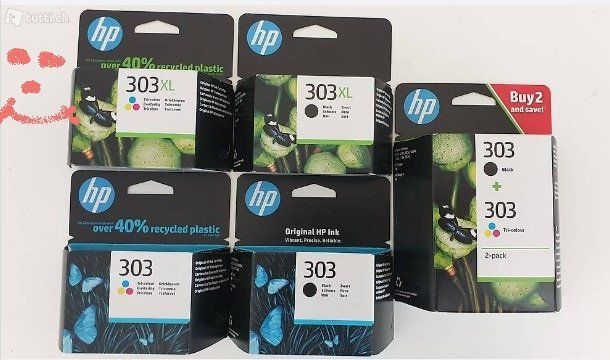 HP 303 Druckerpatrone Kombi-Pack (Neu und originalverpackt) in Wernetshausen für CHF 38 – mit ...