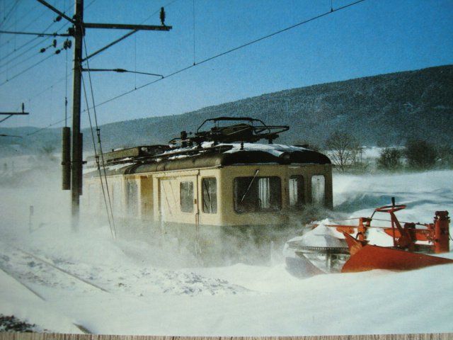 BAM Chemin de fer Biere-Apples-Morges Triebwagen mit Schneep (Neu und ...