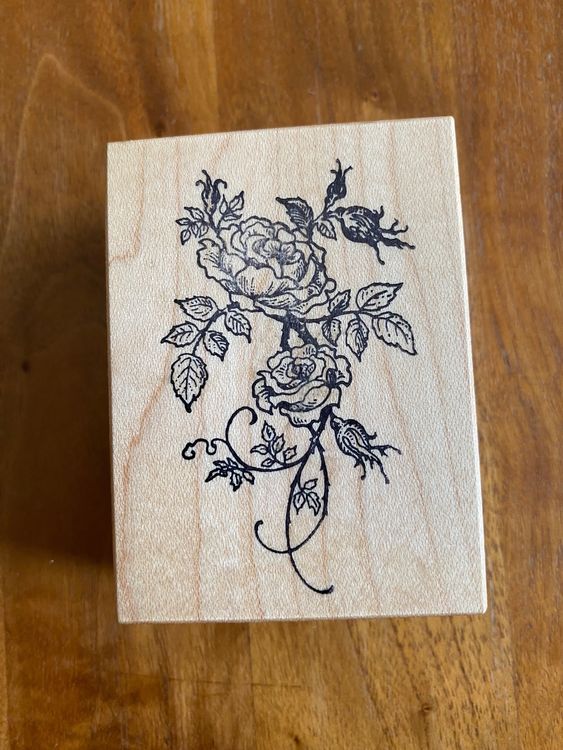 Neu Holz Stempel Rosenranke (Neu (gemäss Beschreibung)) in Balsthal für ...