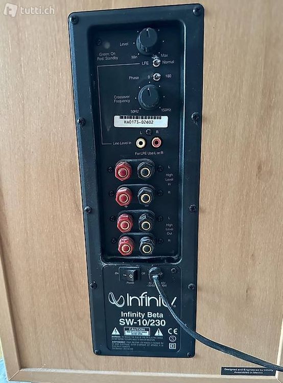 Infinity Beta 10/230 (Gebraucht) in Lampenberg für CHF 110 – mit ...