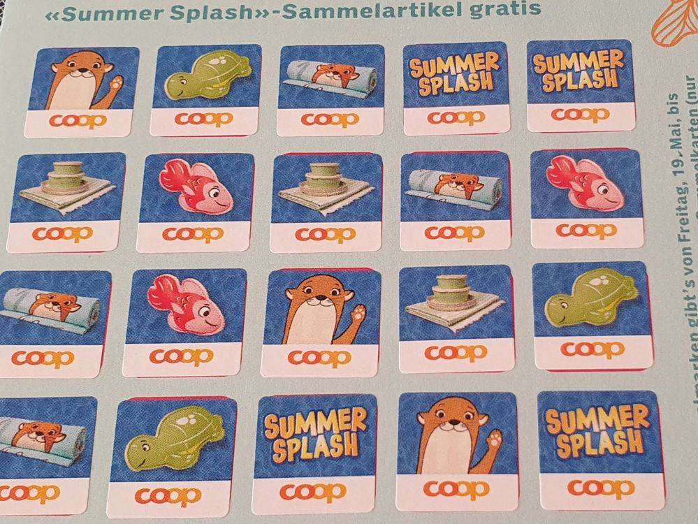 Summer Splash - 6 volle Karten | Kaufen auf Ricardo