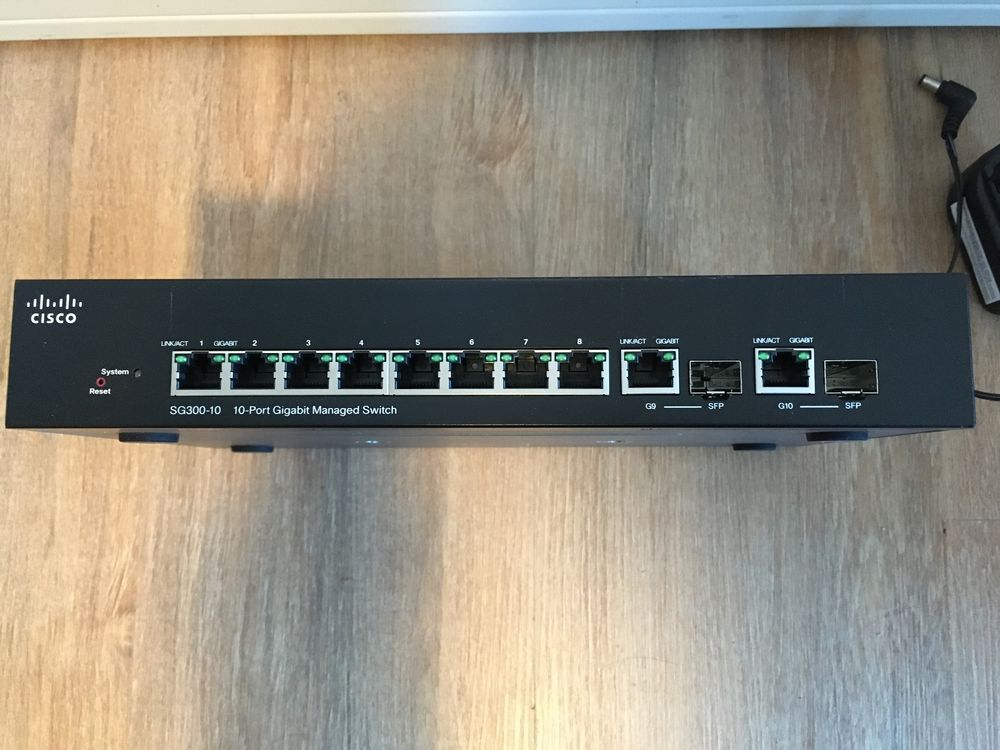 Cisco SG300-10 10-port Gigabit Managed Switch (Gebraucht) in Fräschels ...