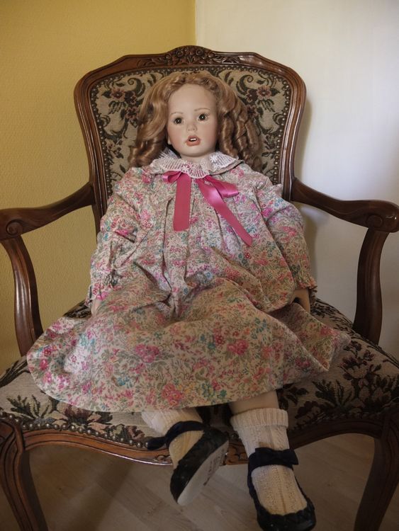Schöne 78cm Puppe Whitney von Donna RuBert 1991 | Kaufen auf Ricardo