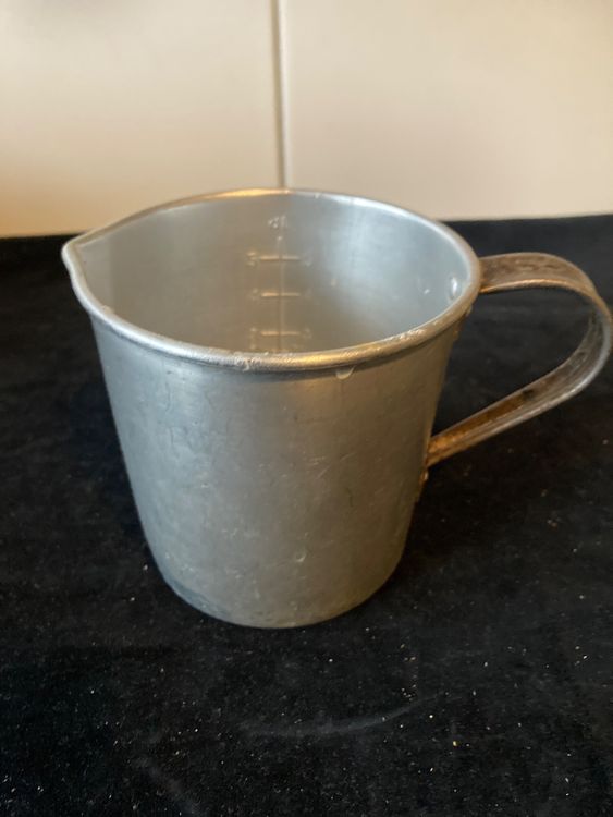 Alter Messbecher aus Aluminium 1 Liter MAGGI | Kaufen auf Ricardo