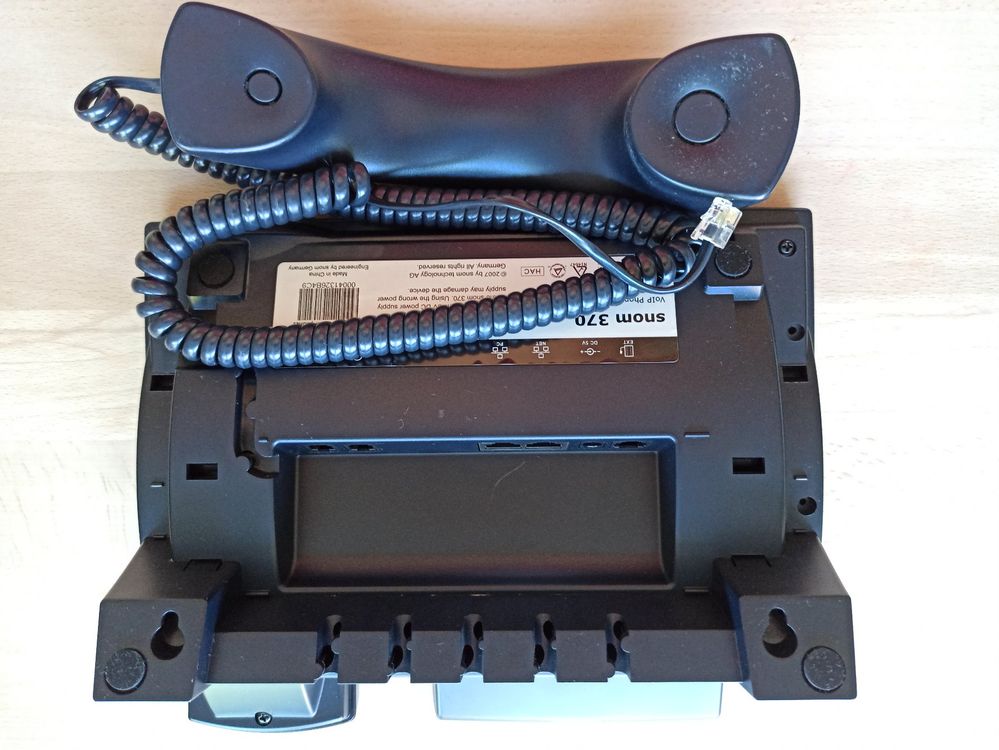 Telefon Snom 370 VoIP SIP PoE Power over Ethernet (Gebraucht) in SCHAAN ...