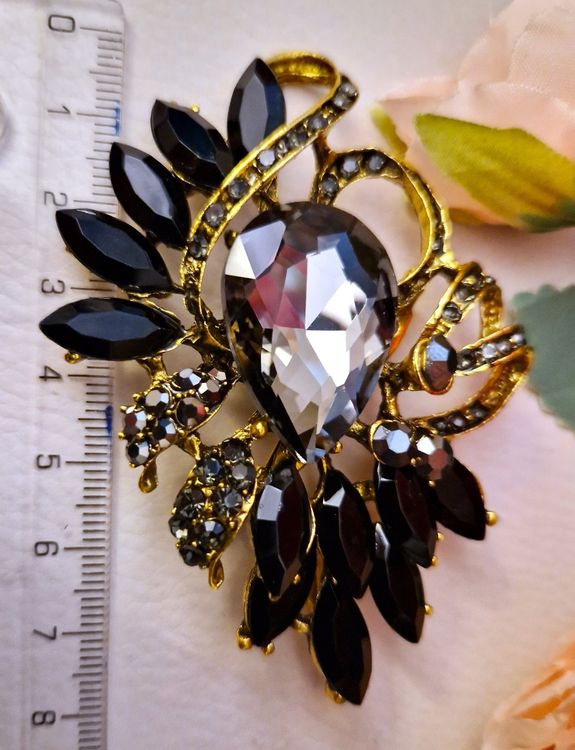 broche #93, style vintage, baroque/ neue Brosche | Kaufen auf Ricardo