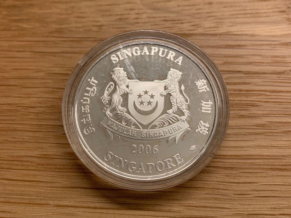 Münze $5 Singapur 20g 999 Feinsilber Blume Aranda Majula | Kaufen auf Ricardo