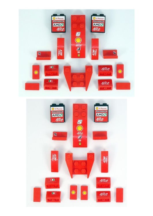 LEGO® 8144 Racers - Ferrari F1 Team: Raikkonen / Massa (Neu (gemäss ...