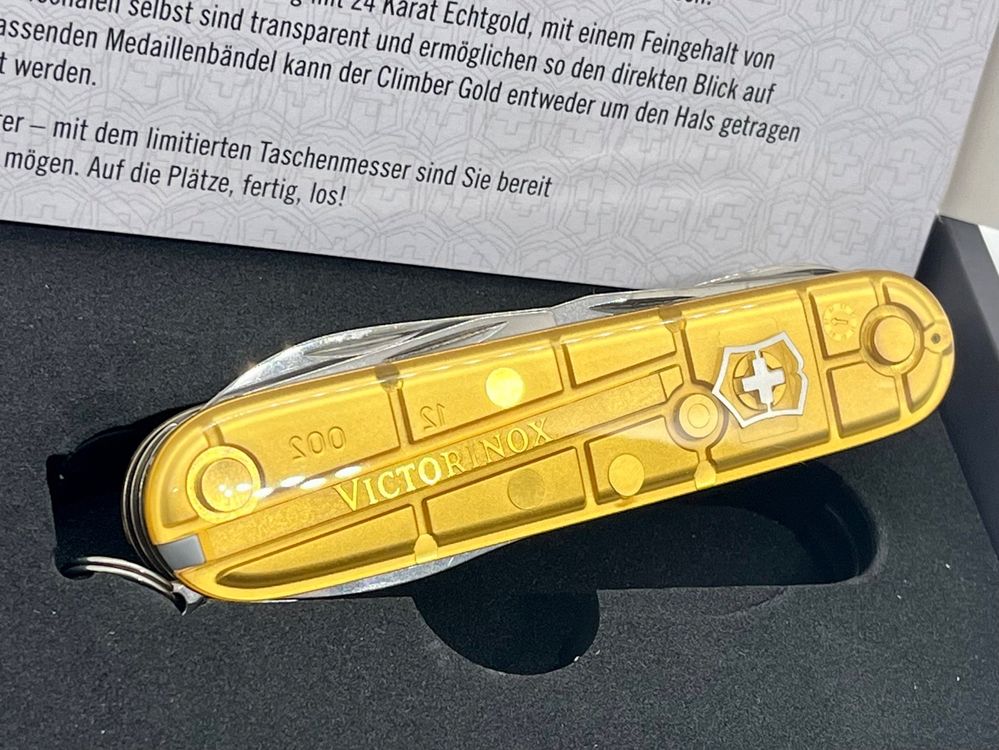 Victorinox Climber Gold Limited Edition 2016 (Neu und originalverpackt ...