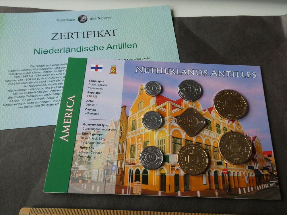 Niederl. Antillen, Münzsatz mit Zertifikat und Beschrieb | Kaufen auf Ricardo