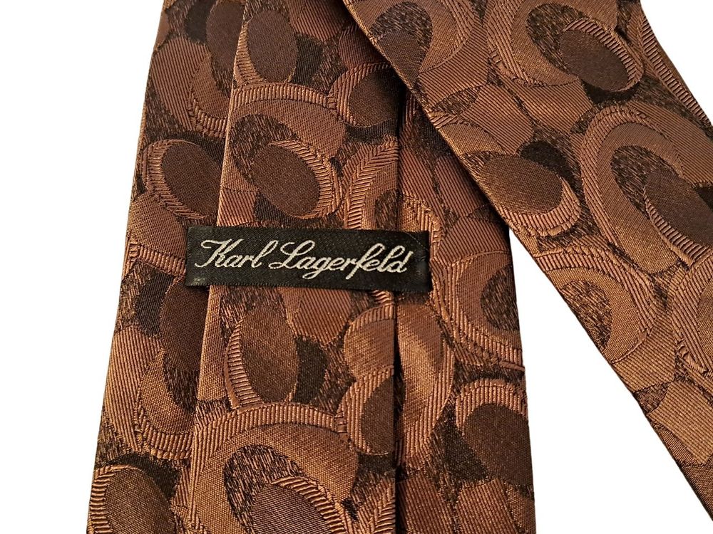 Seidenkrawatte -KARL LAGERFELD - 100% Seide - Neu (Neu (gemäss ...