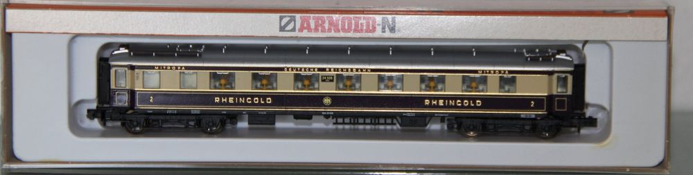 Arnold 3858 - Rheingold Personenwagen 2.Kl. - Spur N (Neu (gemäss ...
