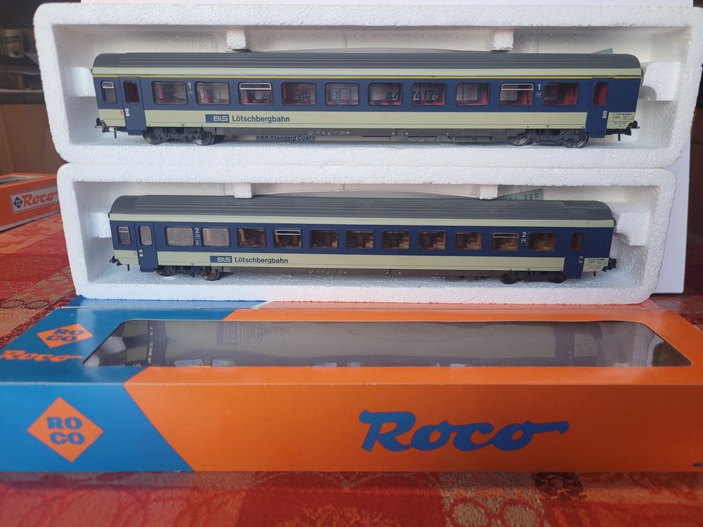 Roco: 44474, 44475, BLS; EW IV Wagen-Set, A + B (Gebraucht) in ...