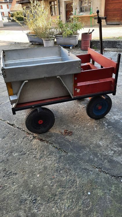 Robuster Handwagen / Gartenwagen mit Deichsel (Gebraucht) in Seewen SO für CHF 150 – nur ...