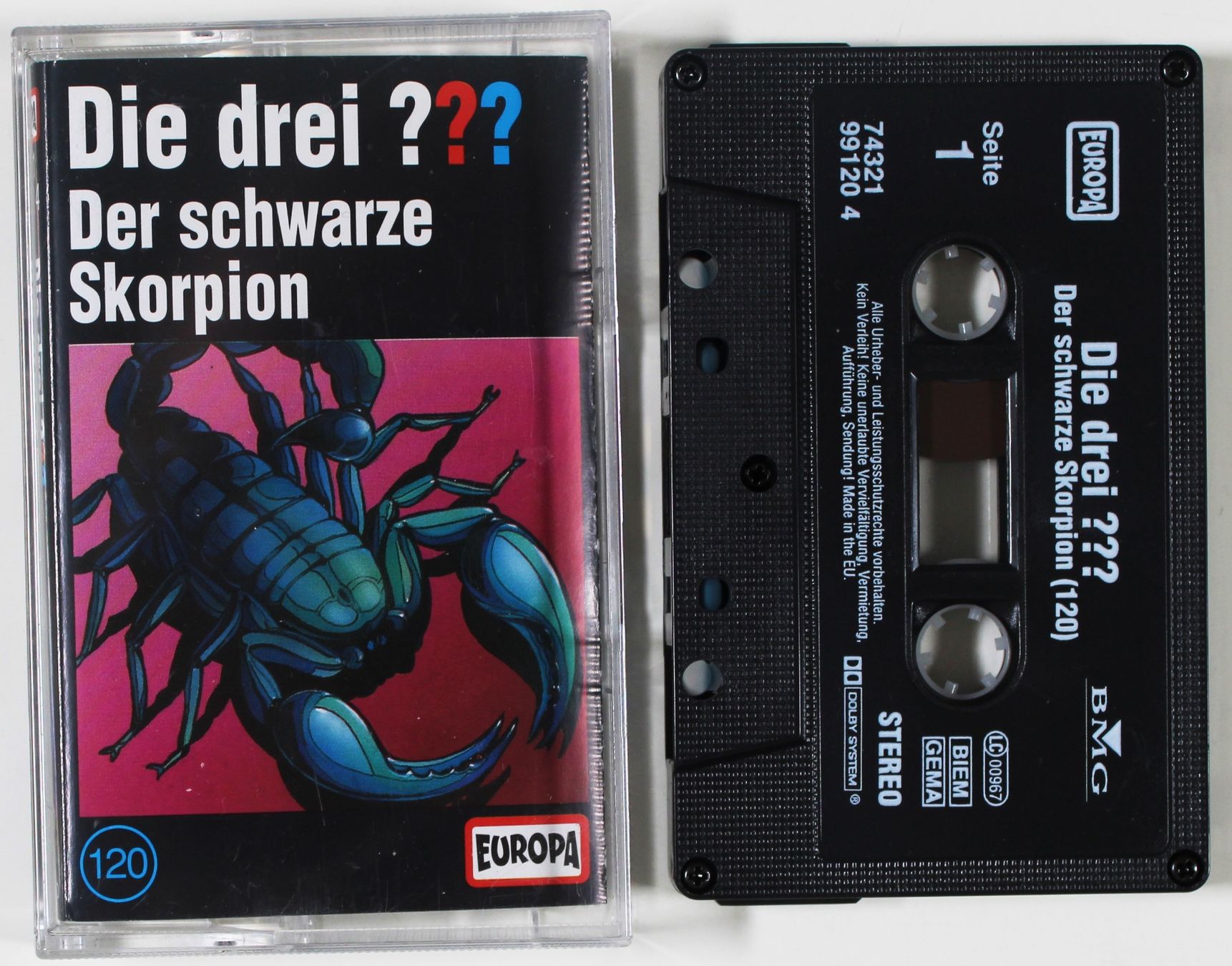 MC Die Drei Fragezeichen 120 - Der Schwarze Skorpion (Gebraucht) in ...