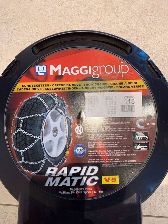 Chaines à neige Maggigroup Rapidmatic V5 (Neu (gemäss Beschreibung)) in Versoix für CHF 11 – mit ...