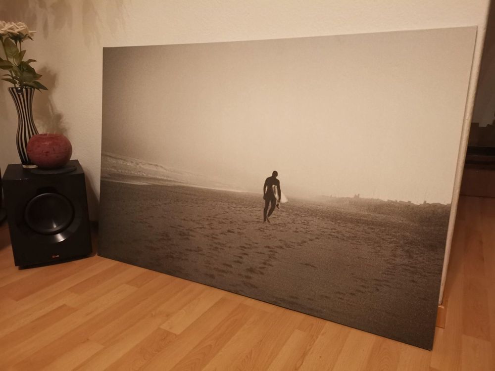 IKEA Bild Leinwand Surfer 78x118cm | Kaufen auf Ricardo