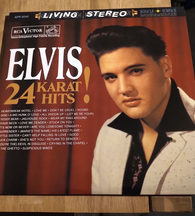 Elvis – 24 Karat Hits! RCA Victor Analogue LP Vinyl US Press | Kaufen ...