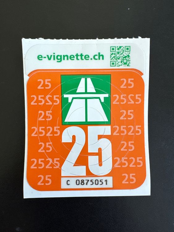 Autobahn Vignette CH 2025 (Neu und originalverpackt) in Zürich für CHF ...