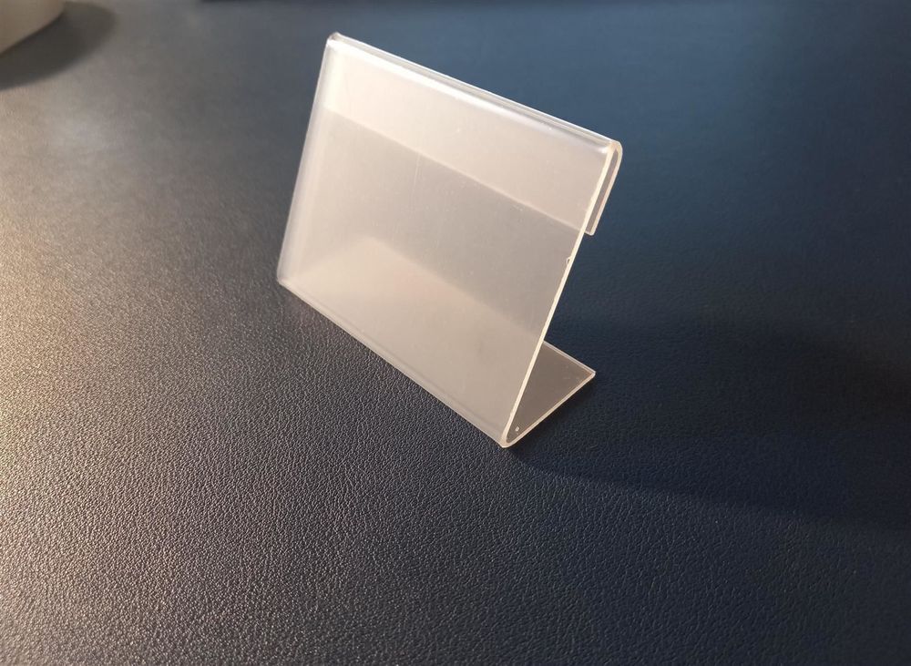 60x Preisschildhalter Acryl - Support d'étiquette prix info | Acheter ...