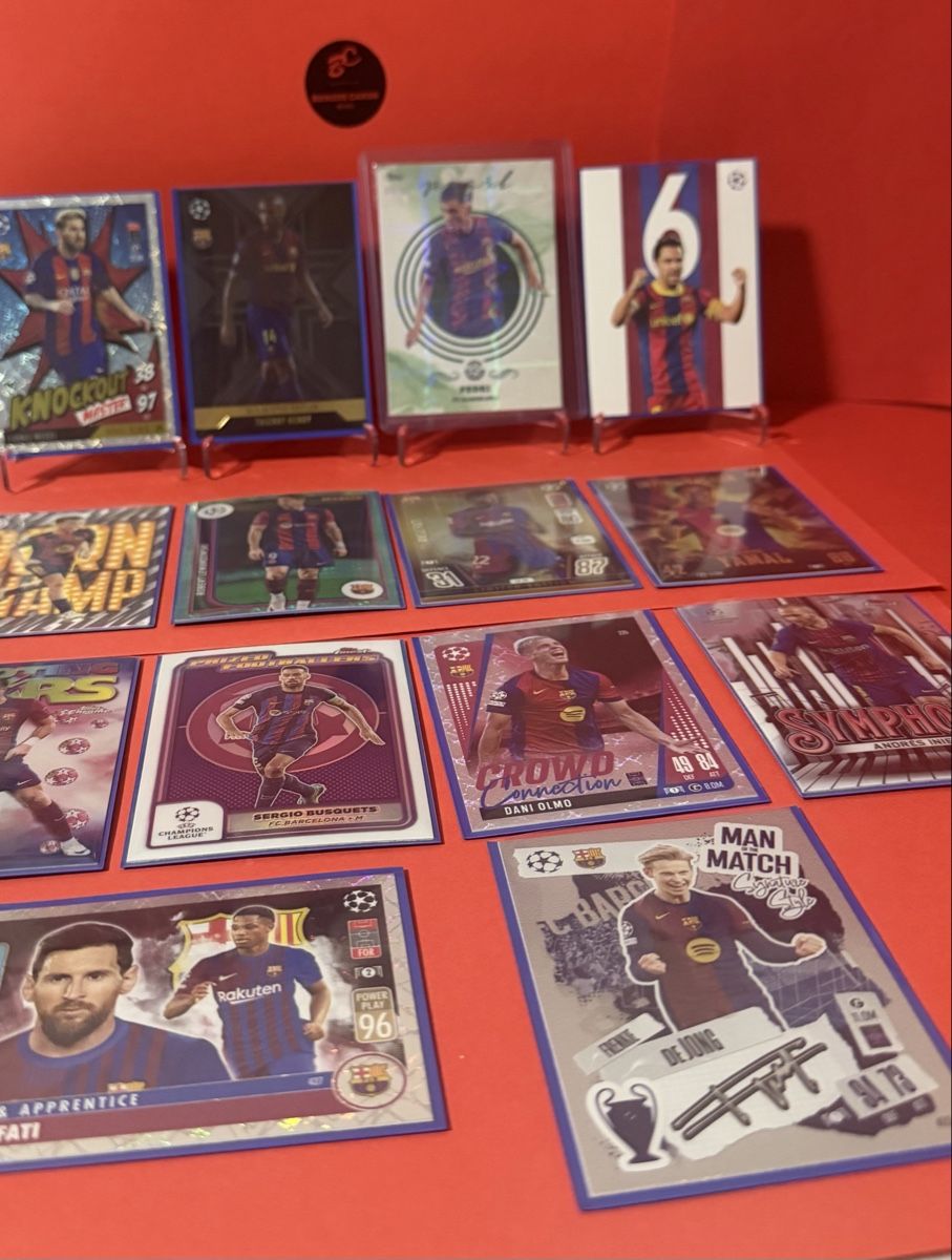 Topps FC Barcelona Sammlung inklusive nummerierter Karte (Neu (gemäss ...
