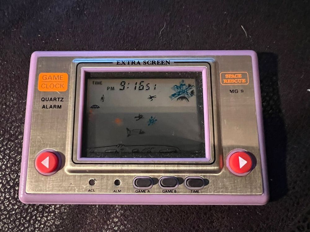 Space Rescue 1982 MG-9 Handheld LCD Game Space Shuttle (Gebraucht) in ...