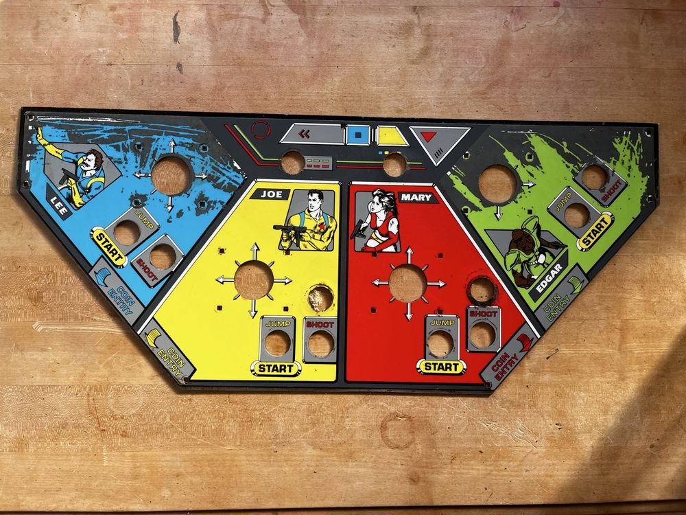 Pop Art Game cabinet Abdeckplatte / Cover SEGA Quartet (Gebraucht) in ...