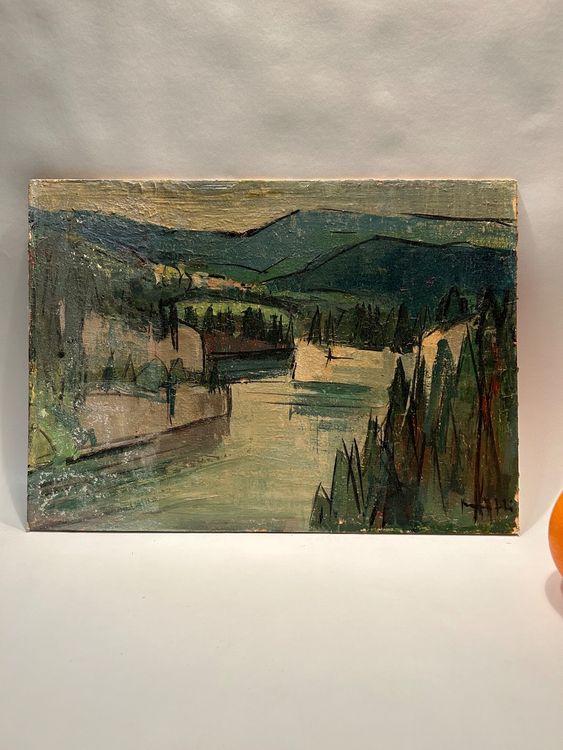 Gemälde von Walter Mafli 1915-2017 Bassin de Doubs (Gebraucht) in rotkreuz für CHF 162 – mit ...