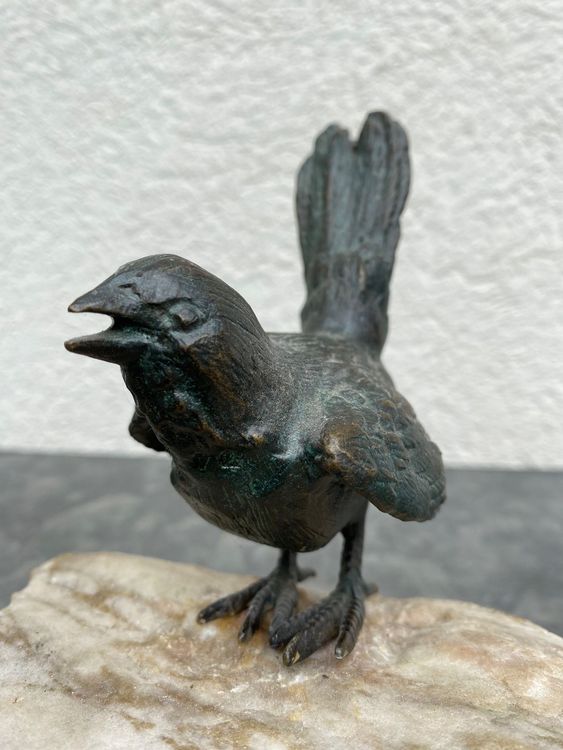 Vogel-Figur aus Bronze, Spatz , Sperling (Gebraucht) in Emmen für CHF ...