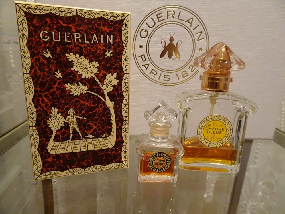 2 vintage Guerlain Parfums *L'HEURE BLEUE* (Extrait & EDP) (Gebraucht ...