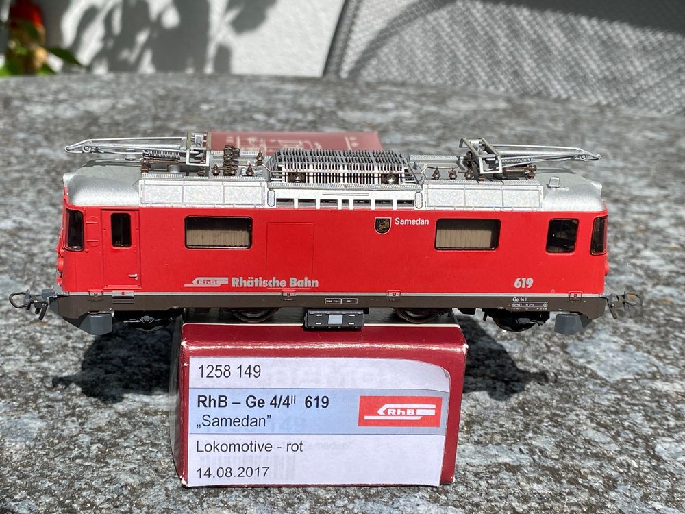 RhB H0m Bemo 1258 149 Ge 4/4 II 619 Samedan digital (Gebraucht) in Goldau für CHF 199 – mit ...