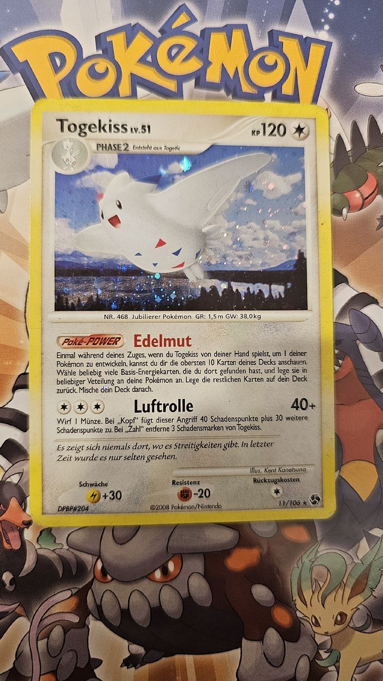Pokemon Karte Glitzer