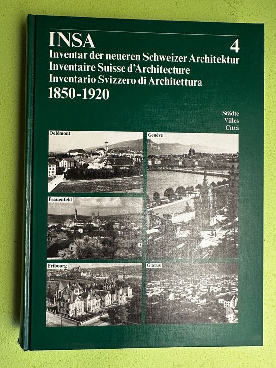 INSA 4: Delémont, Genève, Frauenfeld, Fribourg, Glarus (Gebraucht) in ...