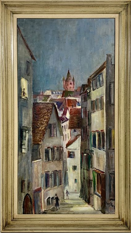 Gemälde Strassenszene unleserlich Signiert (Gebraucht) in Root für CHF 69 – mit Lieferung auf ...