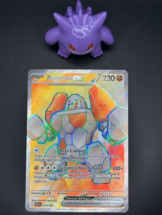 Pokémon Ewige Rivalen - Regirock ex DRI 214 DE 🔴 (Neu (gemäss ...