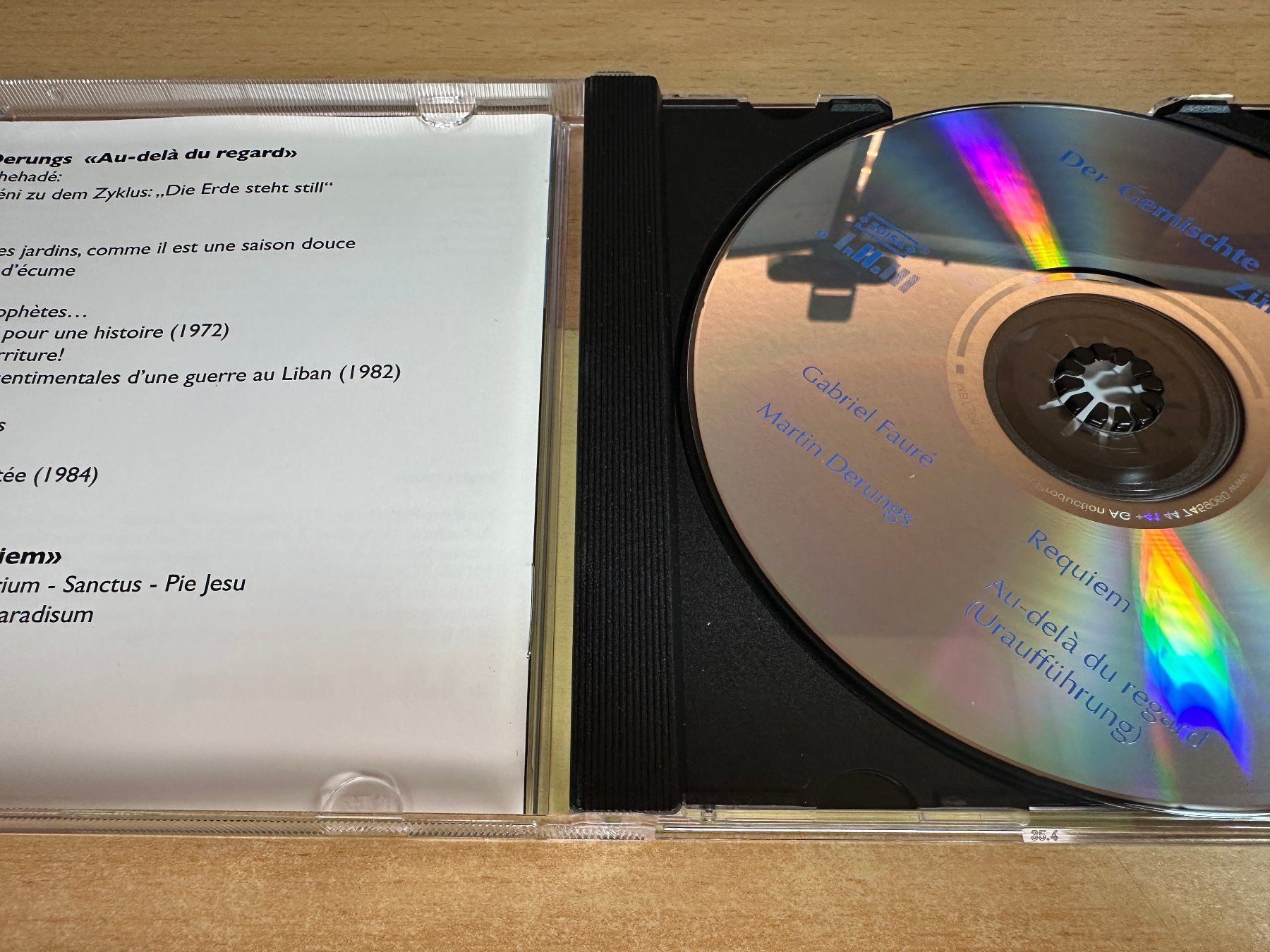 G2 Gabriel Fauré, Martin Derungs - Der Gemischte Chor Zürich (Gebraucht ...