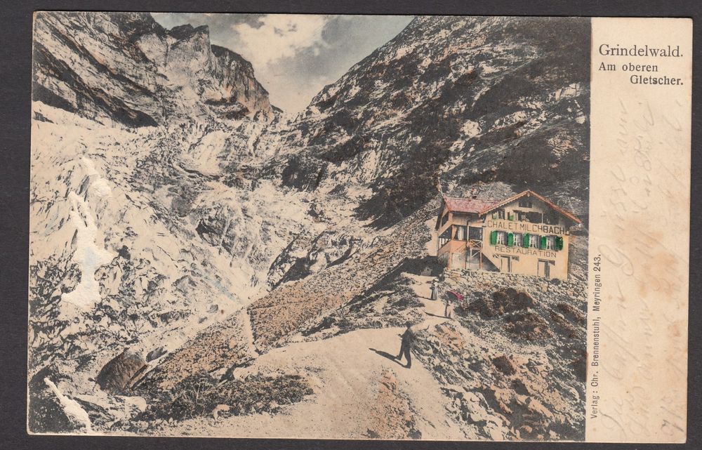 Grindelwald Am oberen Gletscher vor 112 Jahren | Kaufen auf Ricardo