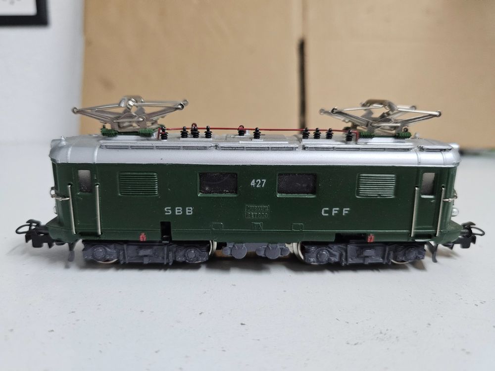 Märklin 3014 lok Re 4/4 RET 800 CFF 427 dès 1.-fr (Gebraucht) in bassecourt für CHF 95 – mit ...
