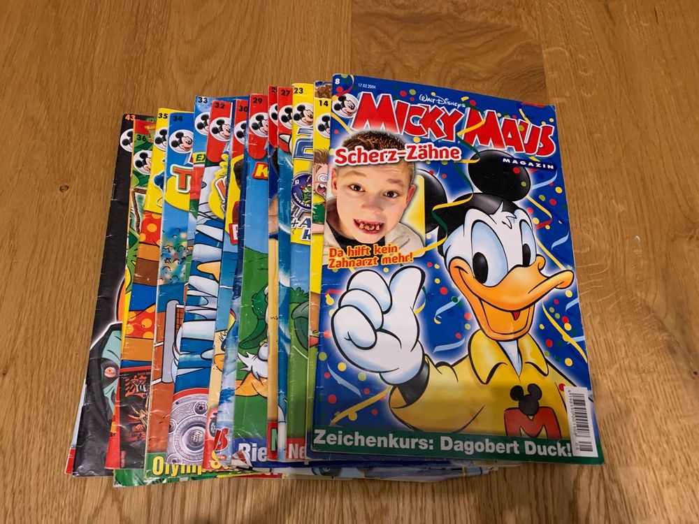 Micky Maus Hefte 2002 bis 2005 ca. 80 Hefte (Gebraucht) in für CHF 14 ...