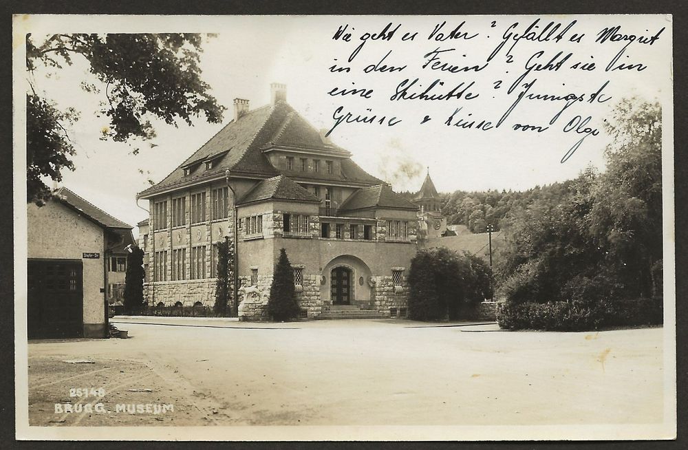 1933 Brugg Museum Aargau seltene Ansicht Privat Foto Karte (Gebraucht) in Müswangen für CHF 16 ...