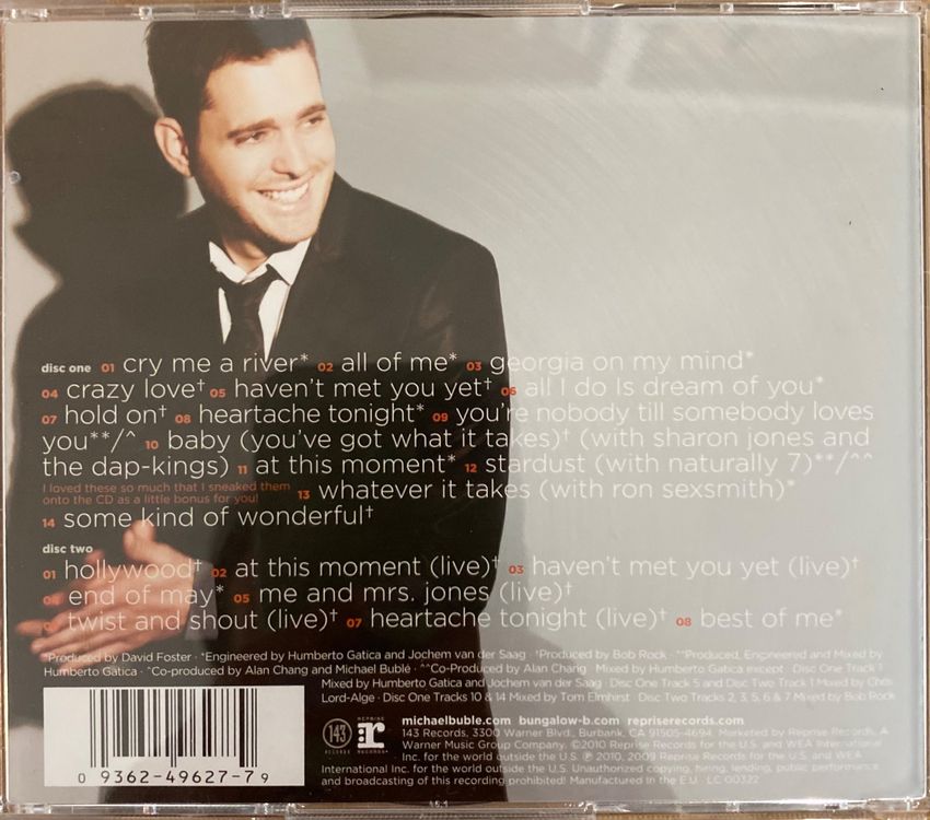 Deluxe 2 CD Set: Michael Bublé Crazy Love Hollywood Edition | Kaufen ...